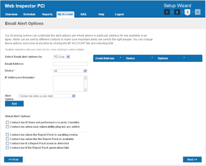 Running Your PCI Scan, PCI Scanning, Malware Scanner | Comodo Web Inspector